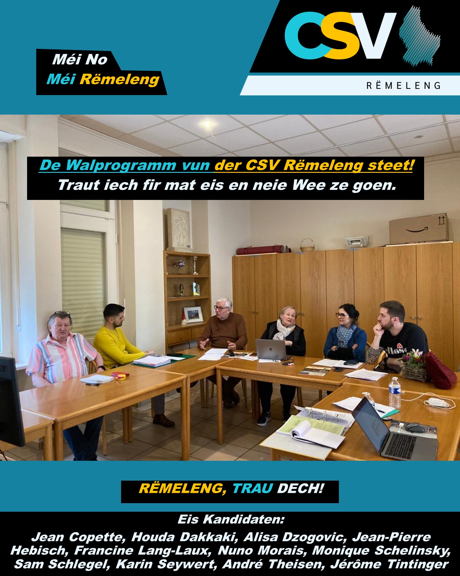 EISE WALPROGRAMM STEET! – Rëmeleng